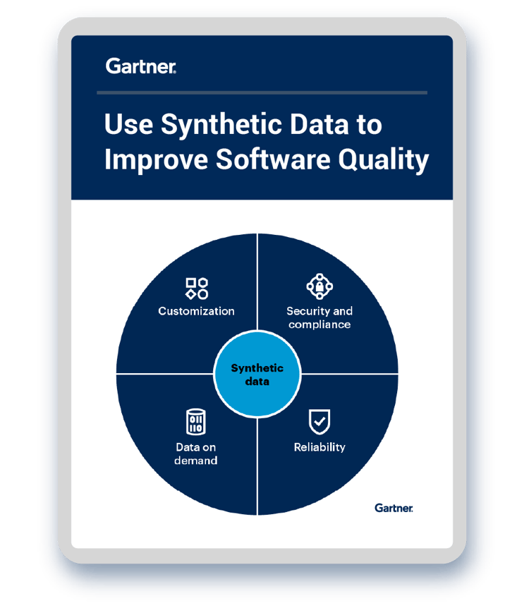 Gartner Report Synthetic Data Generation For Software Application Testing